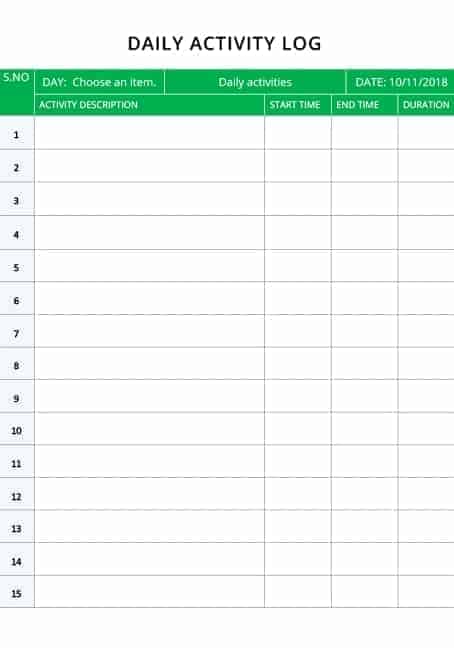 Daily Work Report Template - Cardtemplate.my.id Daily Work Report Template - Cardtemplate.my.id